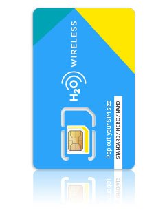 SIM Card and $20 Prepaid Plan | H2o Wireless - Buy H2o Plan